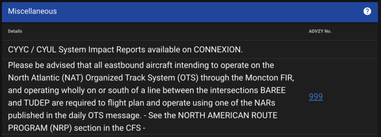 How to use NavCanada’s Operational Information System – Fly With Blake
