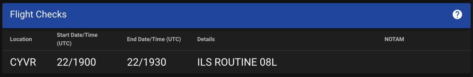 How to use NavCanada’s Operational Information System – Fly With Blake
